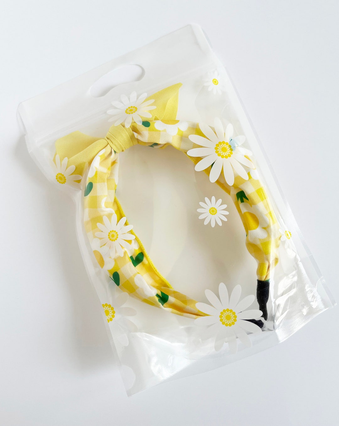 25+ Daisy Clear Bags / Stand-up Pouch With Handle / Flat Bottom / Gift ...