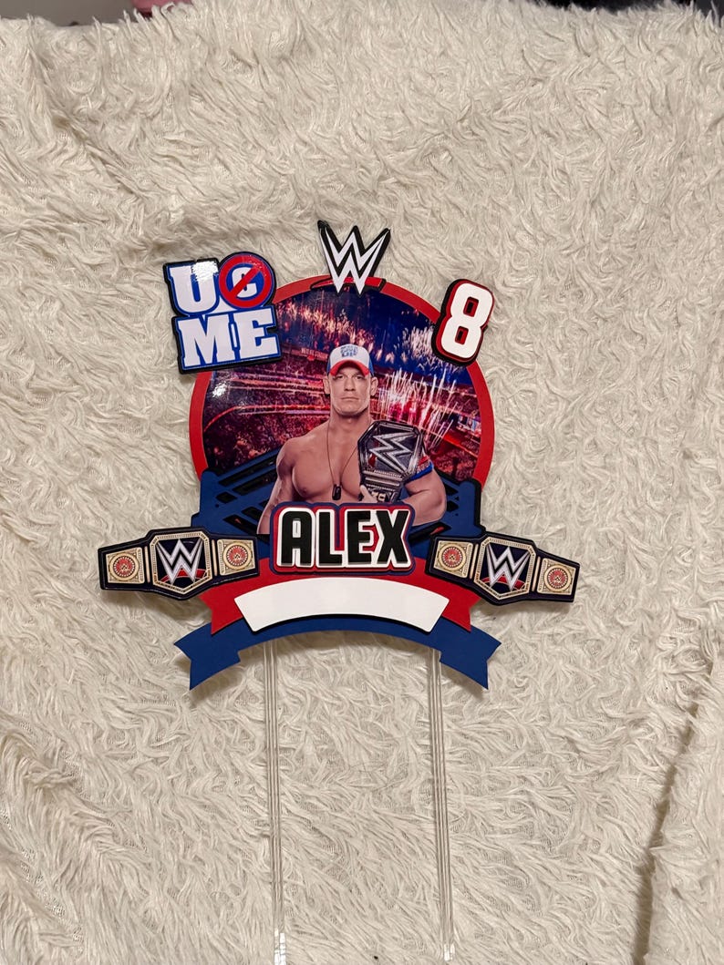 Wrestling Caketopper - Etsy