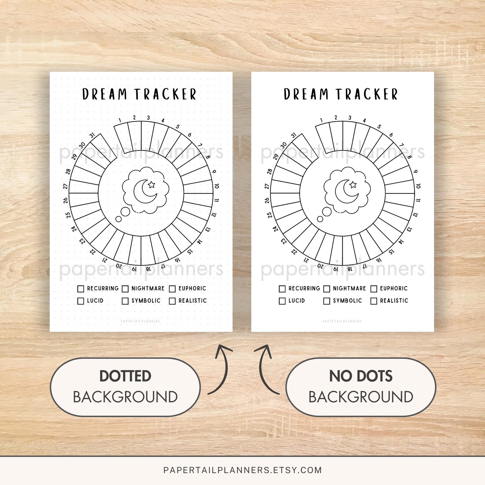Dream Tracker | Printable Journal Page | Dream Log | Habit Tracker ...