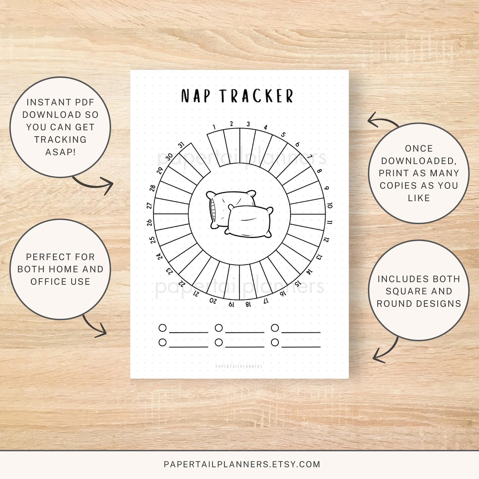 Nap Tracker | Printable Journal Page | Health Tracker | Track Naps ...
