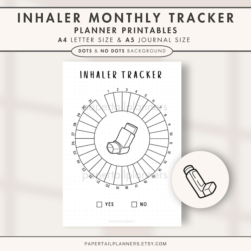Printable Asthma Tracker - Etsy