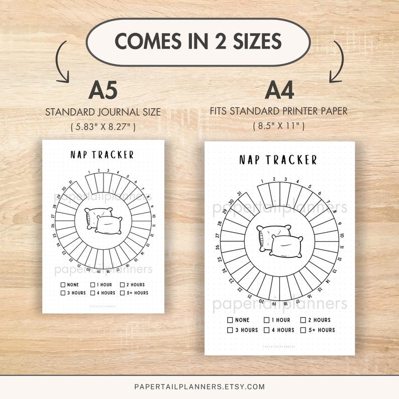 Nap Tracker | Printable Journal Page | Health Tracker | Track Naps ...