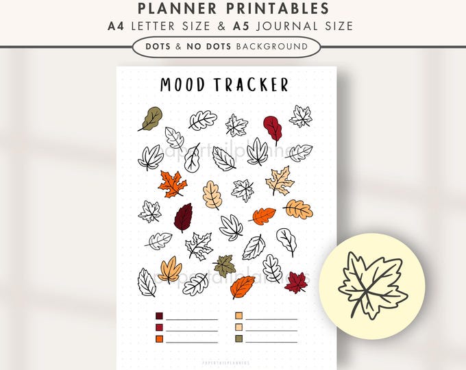 Bubbles Mood Tracker | Printable Journal Page | Planner Page | Feelings ...