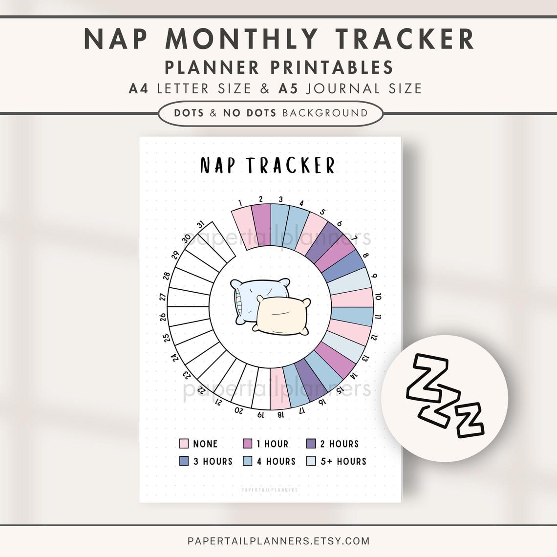 Nap Tracker | Printable Journal Page | Health Tracker | Track Naps ...