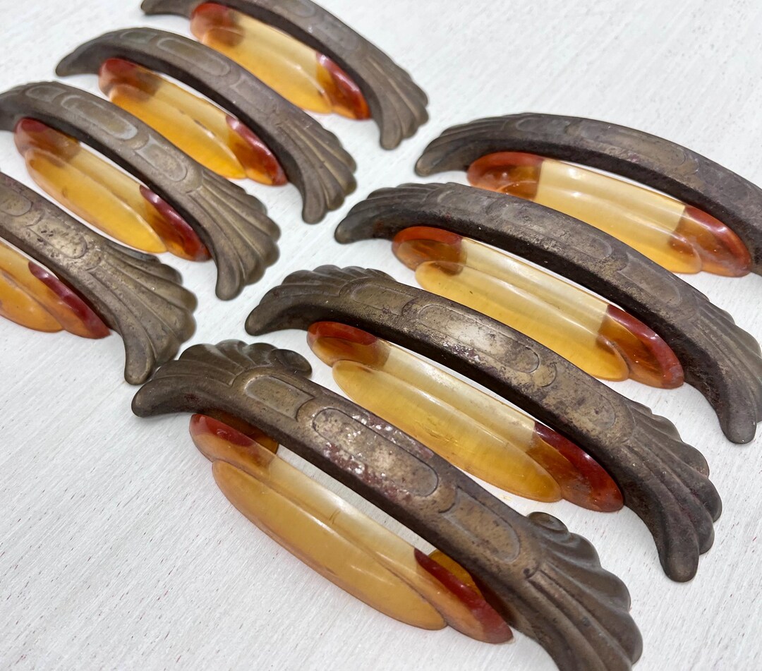 Art Deco Vintage Bakelite Furniture Hardware - Etsy