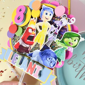 Inside Out Cake Topper - Etsy