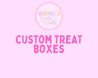 Custom Treat Boxes - Etsy