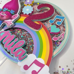 Trolls Cake Topper Poppy - Etsy