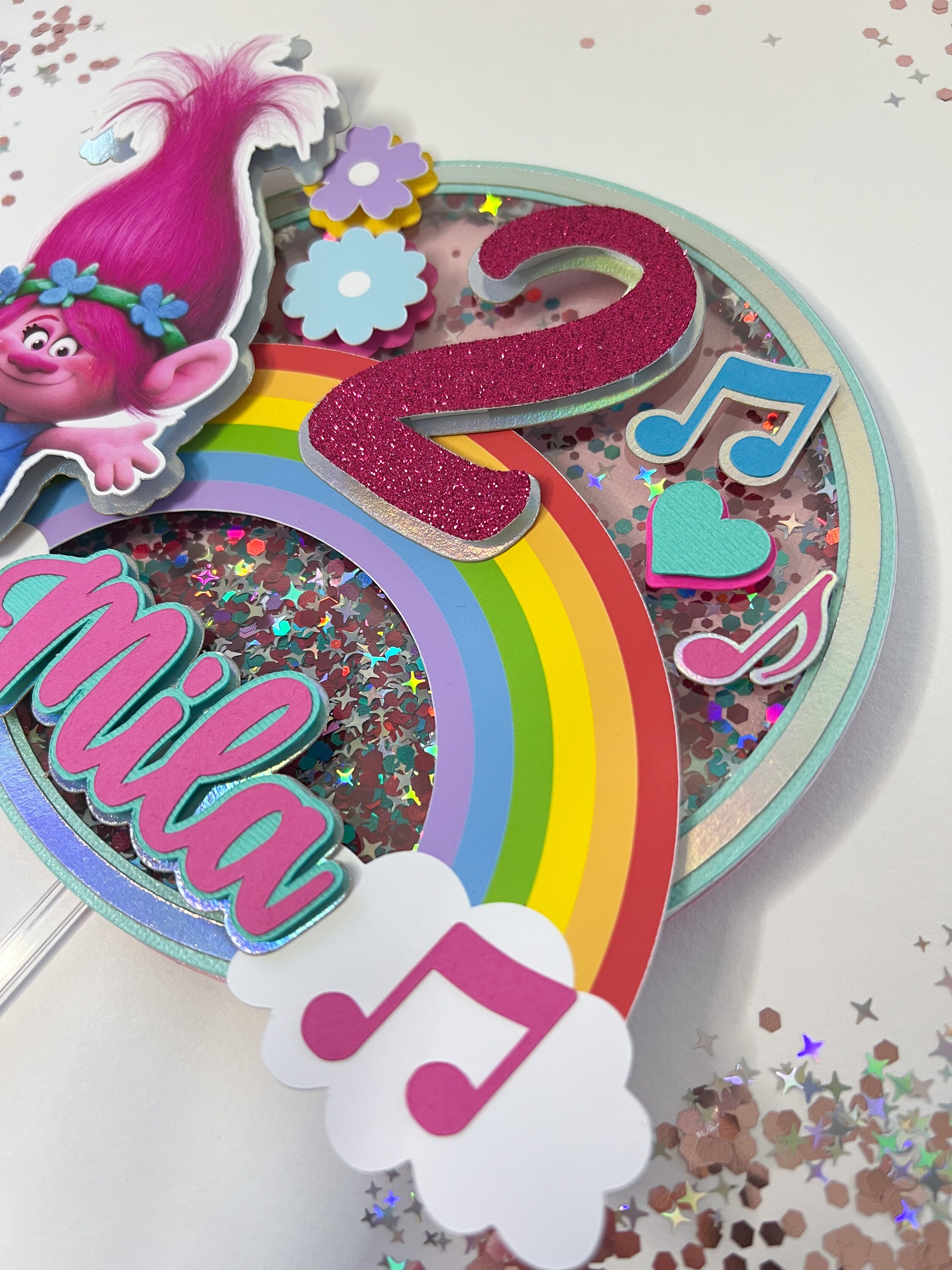 Trolls Cake Topper Poppy - Etsy