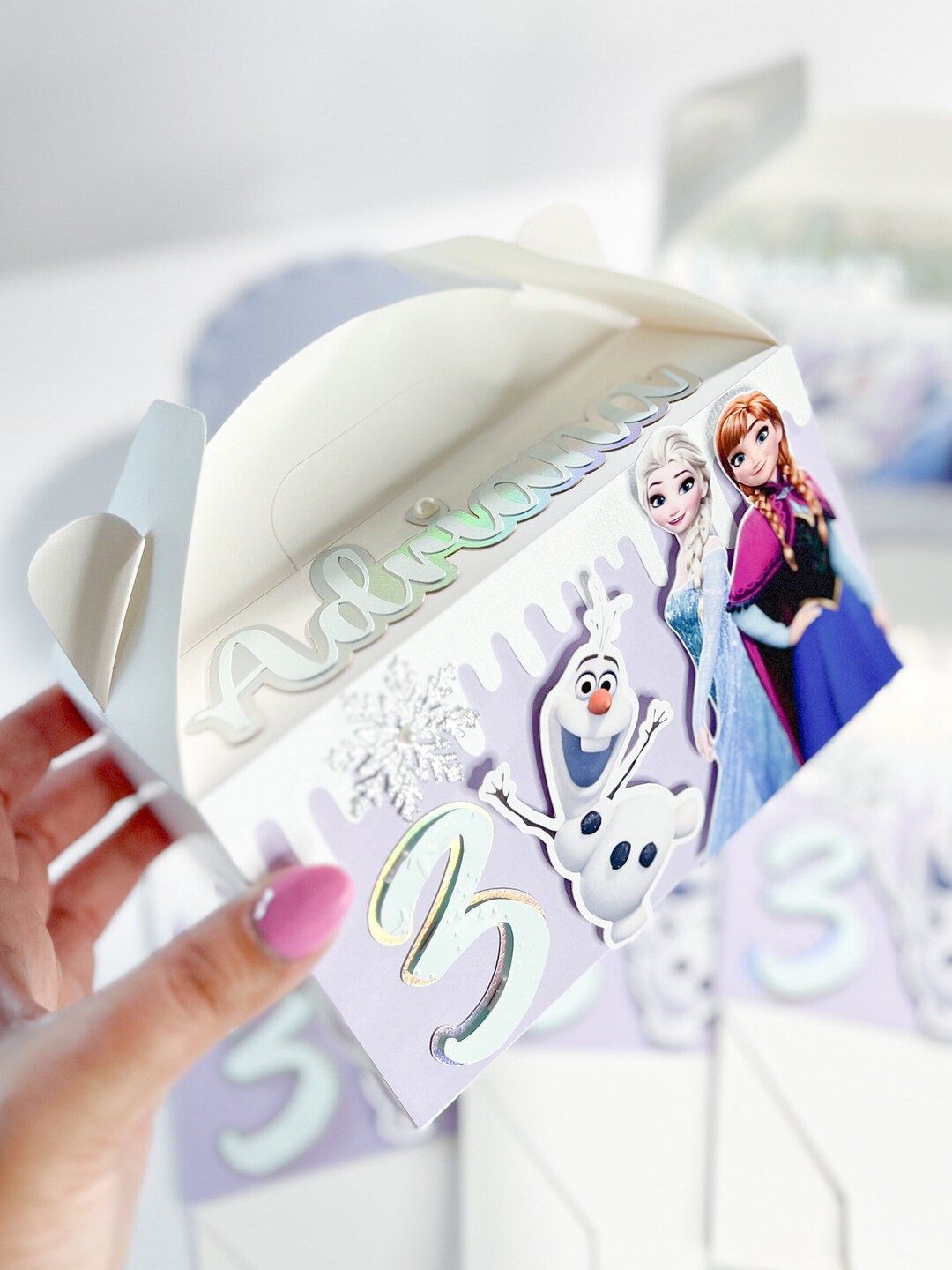 Frozen Candy Boxes Frozen Birthday Birthday Girl Party Decor Winter ...