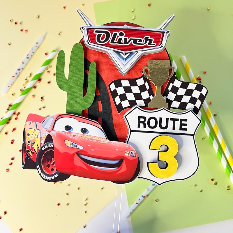 Cars Cake Toppers - Etsy