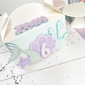 Under the Sea Candy Boxes Mermaid Birthday Sea Party Birthday Girl ...