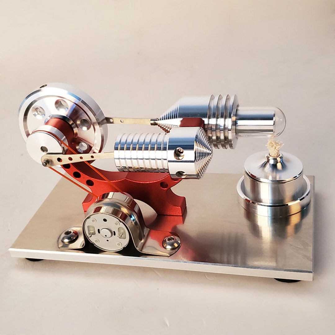 Stirling Engine Model: Micro-generator Steam Engine Science Experiment ...