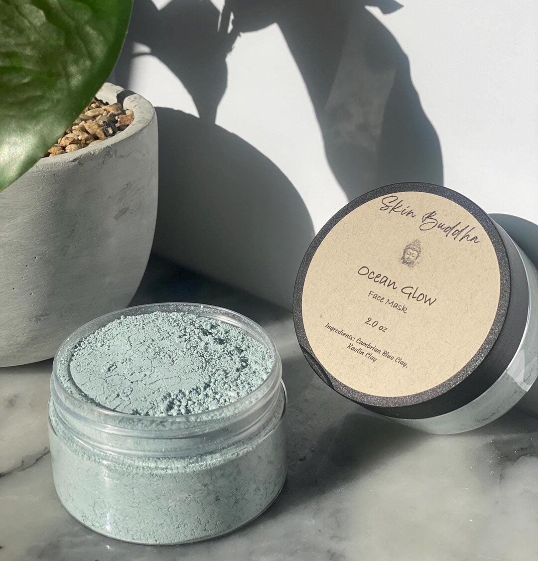 Ocean Glow Clay Face Mask – Cambrian Blue Clay & Kaolin Clay | Gift for ...