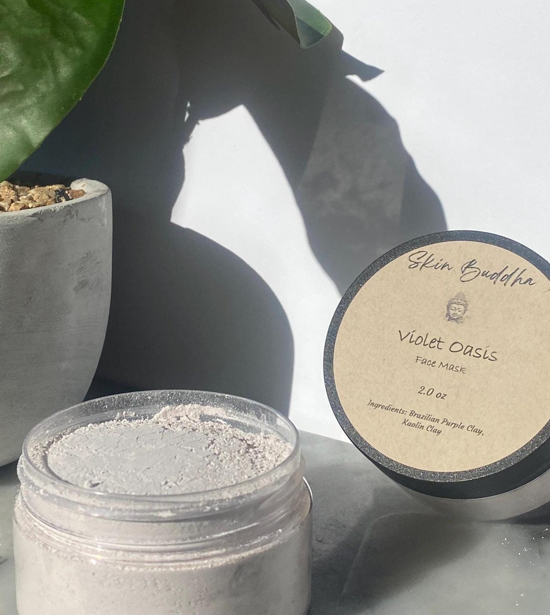 Violet Oasis Clay Face Mask – Brazilian Purple Clay & Kaolin Clay ...