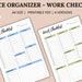 Work Checklist Printable - Etsy
