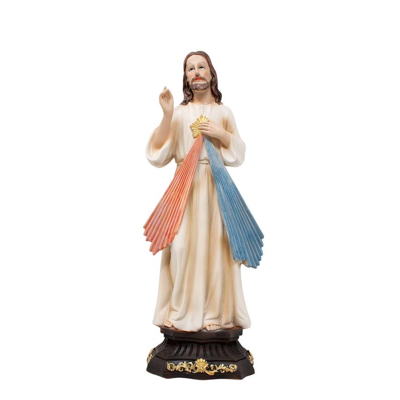 Mrcjsales Divine Mercy Statue Symbol of God's Love Durable Resin ...