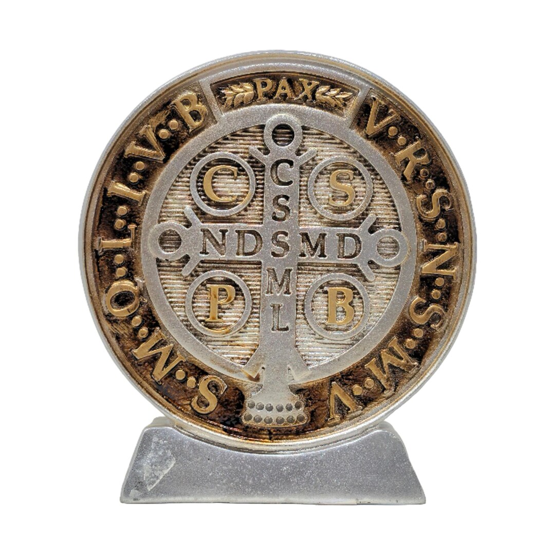 Saint Benedict Medal - San Benito Medallion in Silver & Gold | Catholic ...