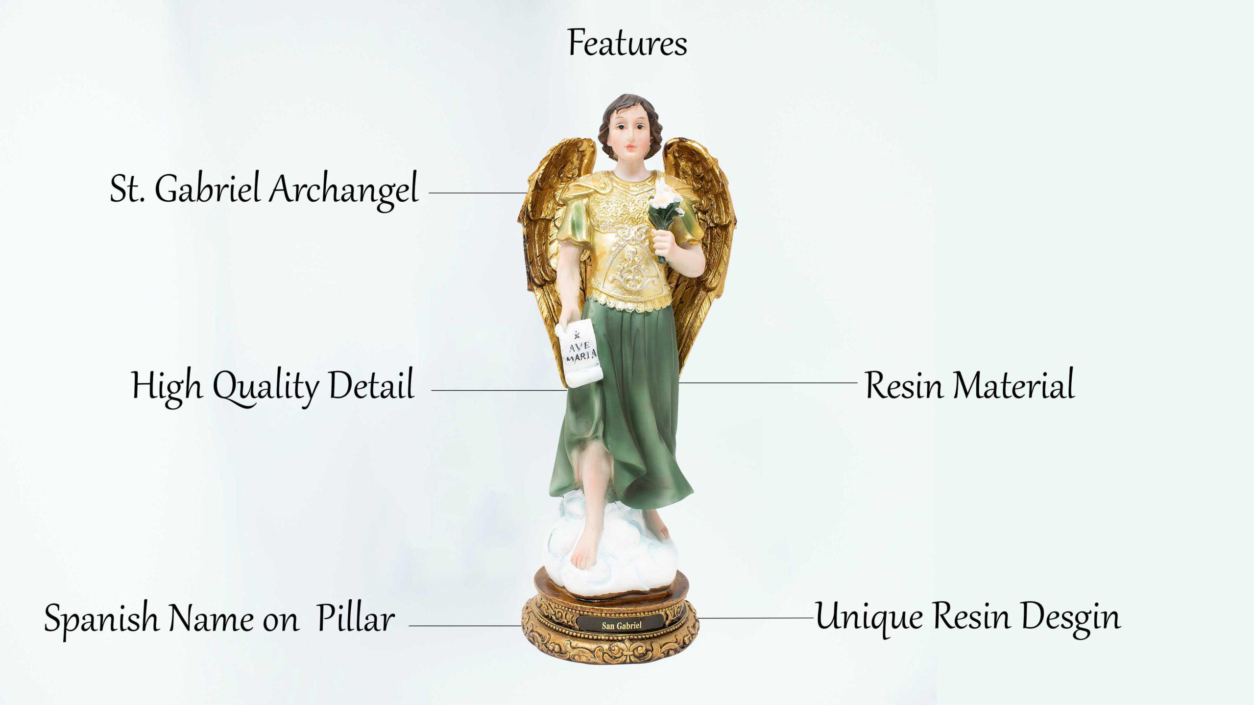 Mrcjsales - Archangel St. Gabriel Statue | Multiple Sizes | Lifelike ...