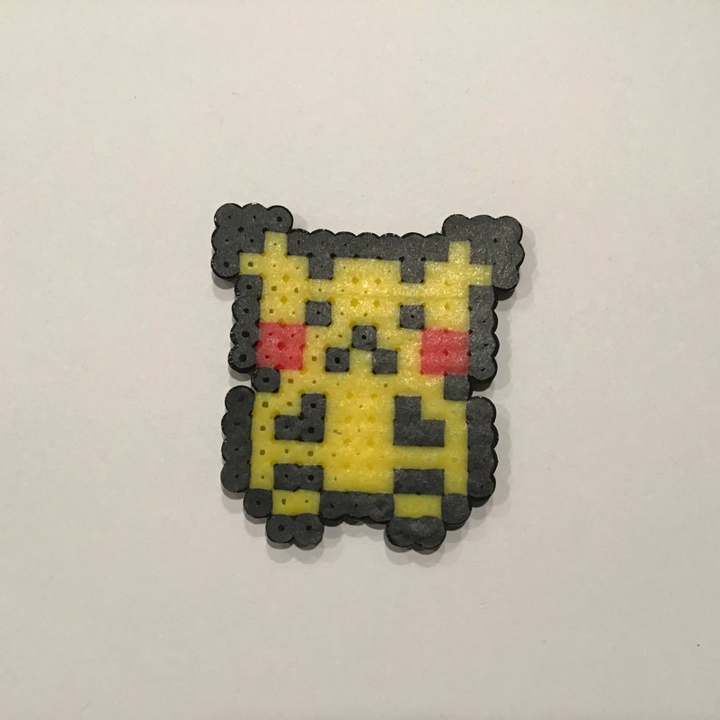 Pikachu Perler Creation - Etsy