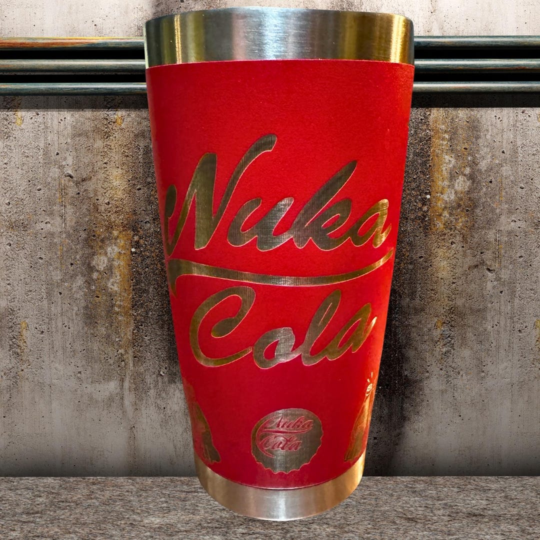 Fallout Nuka Cola Wrap Tumbler 20 Oz With Lid - Etsy