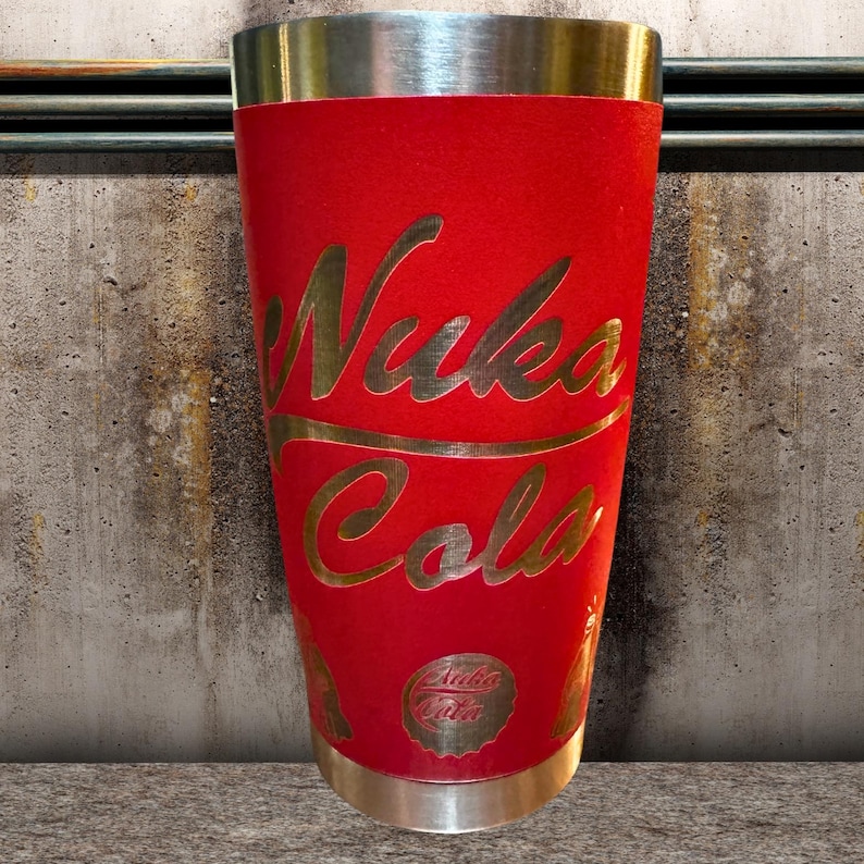 Fallout Nuka Cola Wrap Tumbler 20 Oz With Lid - Etsy