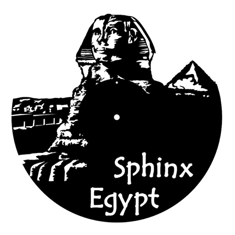 Great Sphinx of Giza SVG, Egyptian Laser Cut Files, Pyramid Art, Cricut ...