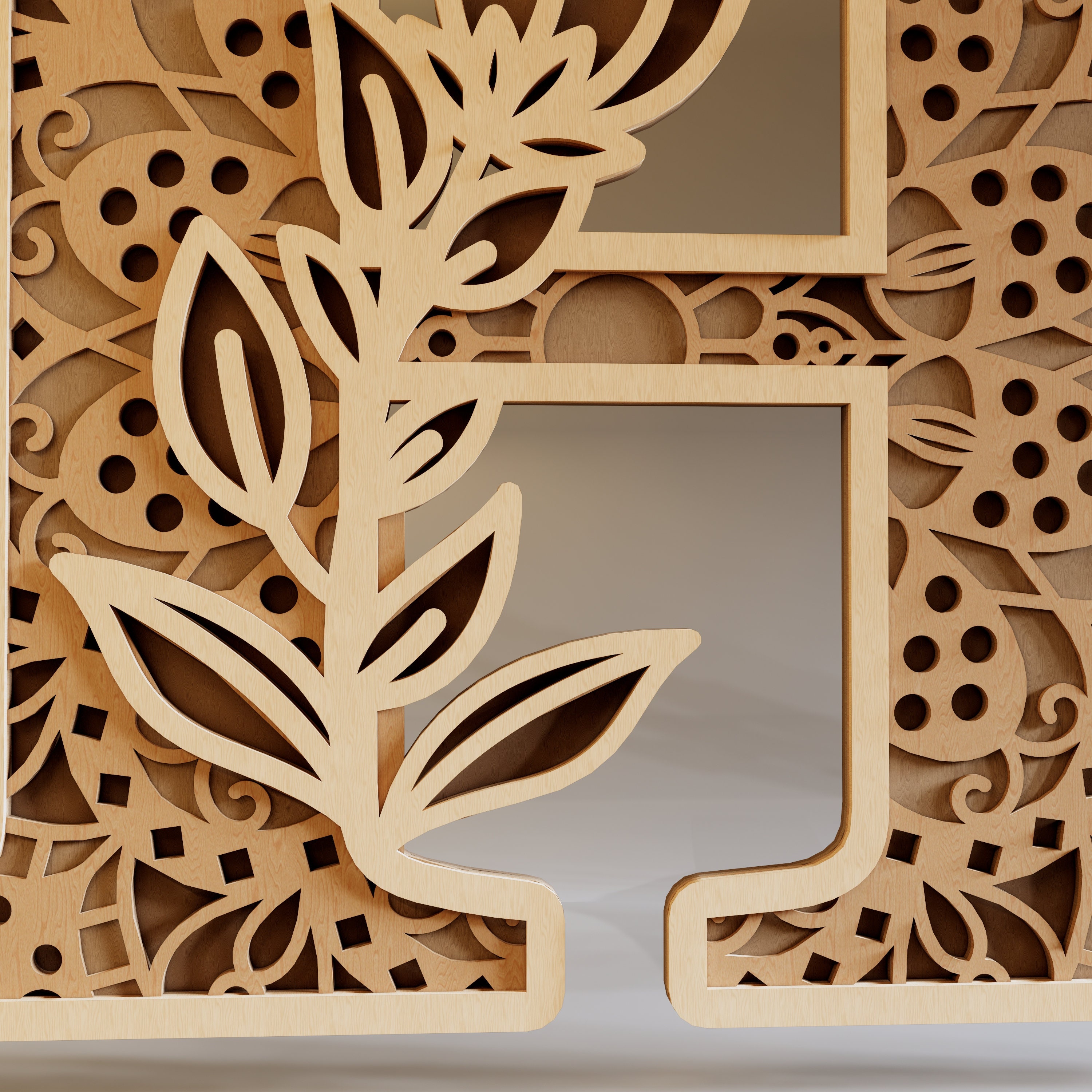 H Letter SVG, Laser Cut Alphabet, Wood Initials Sign, Floral Monogram ...