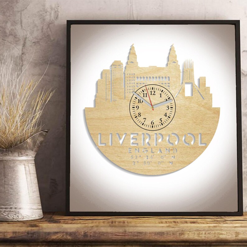 Liverpool City Vector, Skyline SVG, Wood Laser Cutting, England Art ...