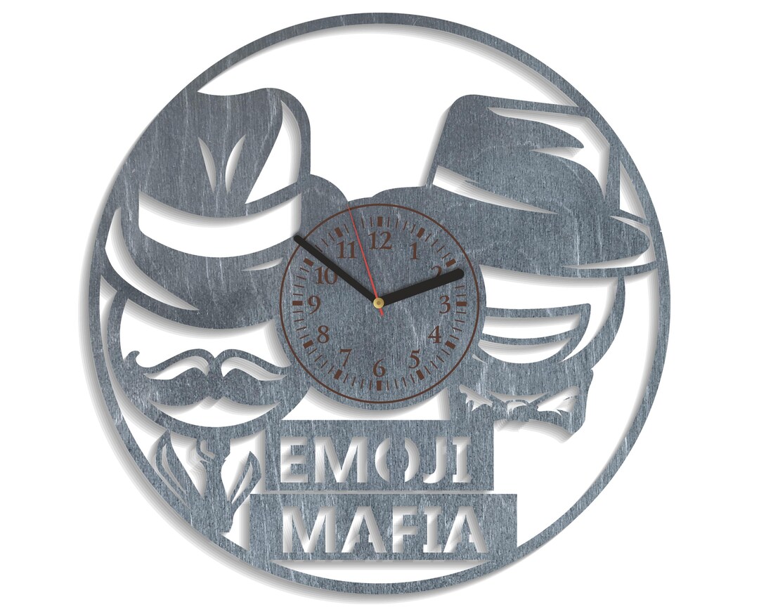 Emoji SVG, Mafia SVG, Gangster Emoji, Laser Cutouts, Wood Cutting Files ...