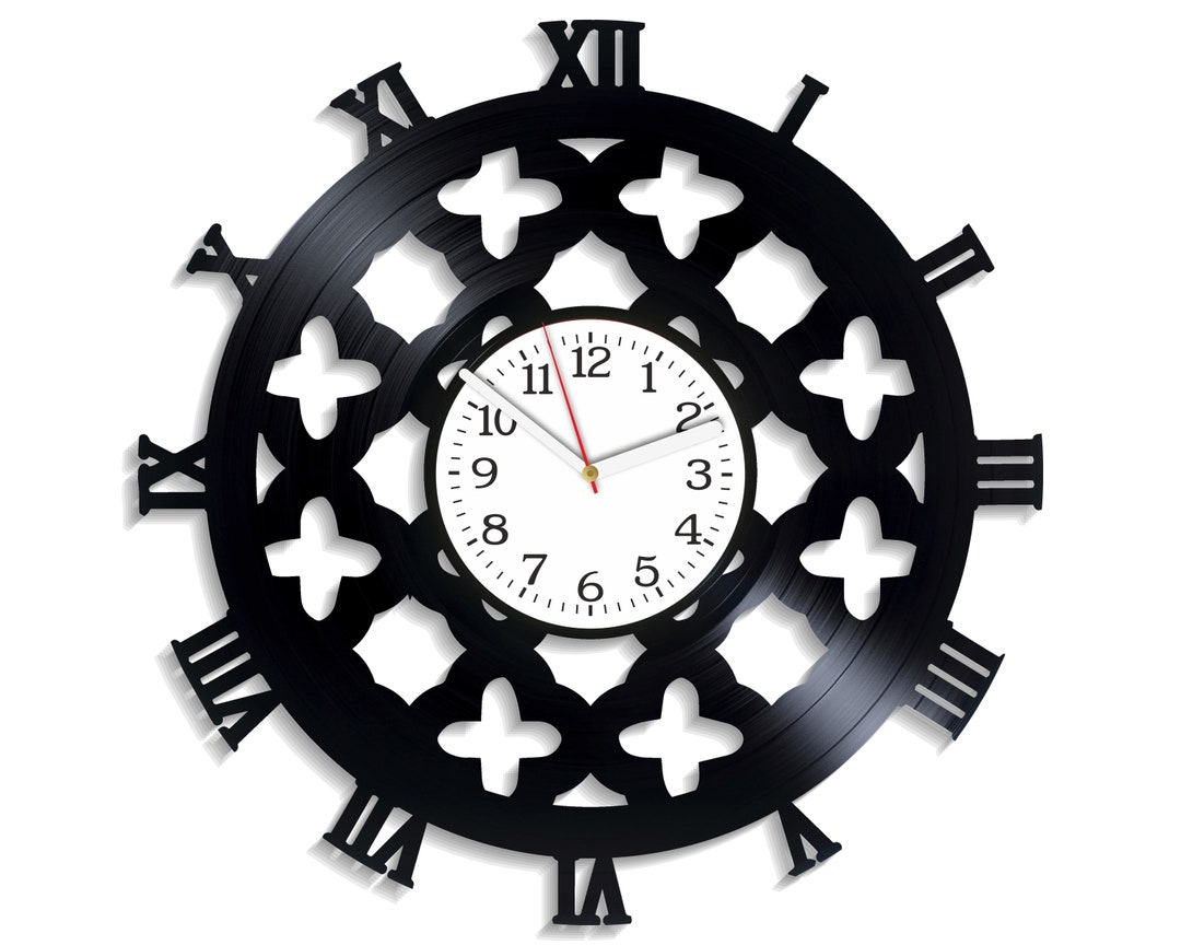 Clock SVG Laser Cut, Vector Template, CNC Cutting File, Glowforge ...