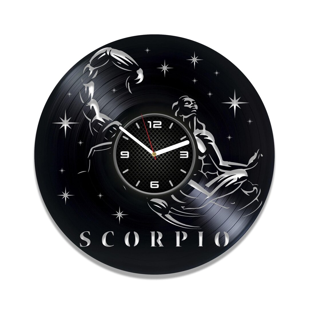 Scorpio Zodiac SVG, Laser Cut Clock, Astrology Designs, Night Stars SVG ...
