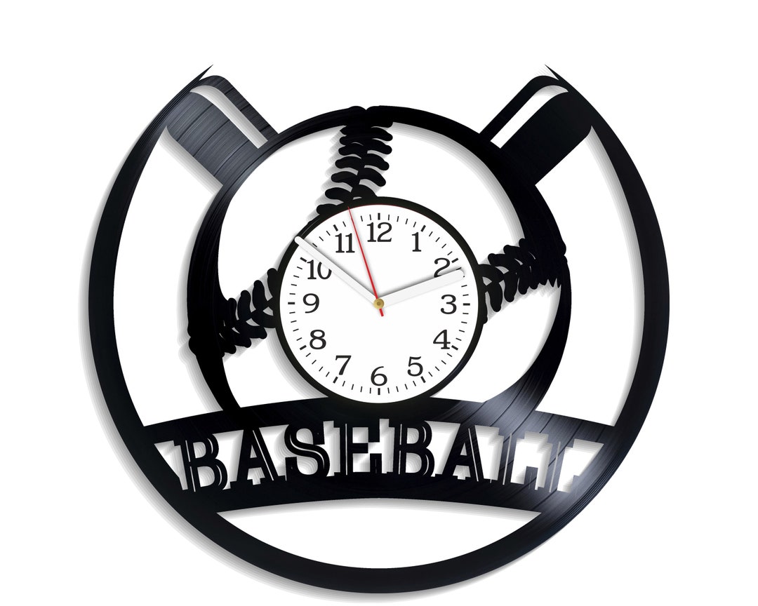Baseball Laser Cutout, Sports Ball SVG, Clock Design, Cricut Cutting ...