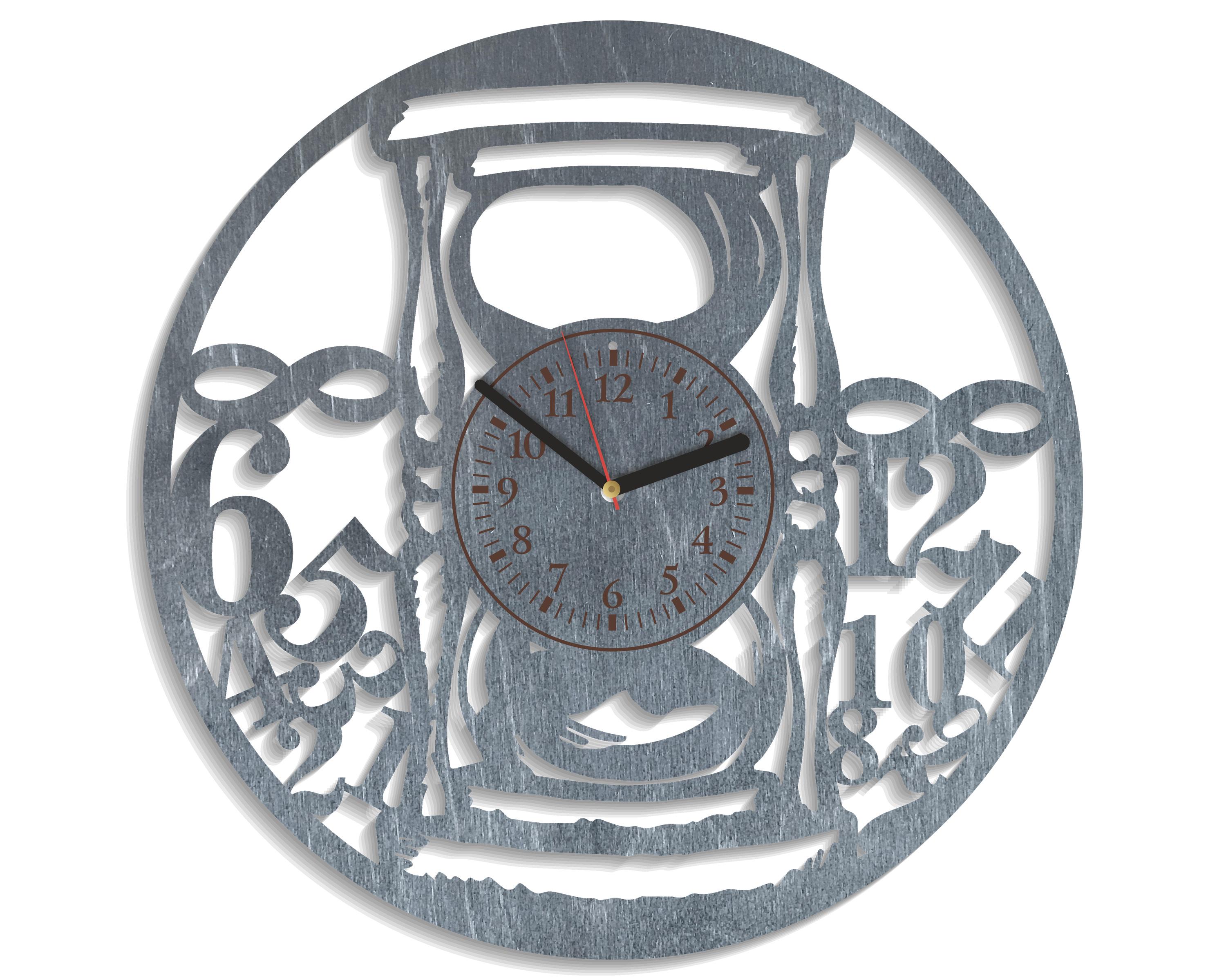 Hourglass SVG, Numbers Silhouette, Laser Ready Template, Wooden CNC ...