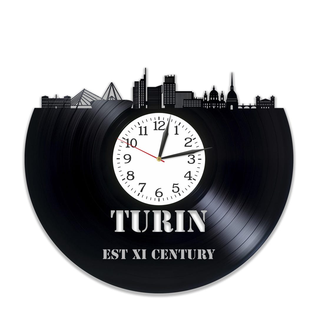 Turin Italy SVG, City Clock Laser Cut, Digital Files for Cricut ...