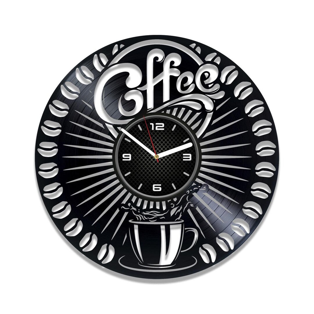 Coffee Laser Cut File, Coffee Beans SVG, Cafe Wall Art, Instant Digital ...