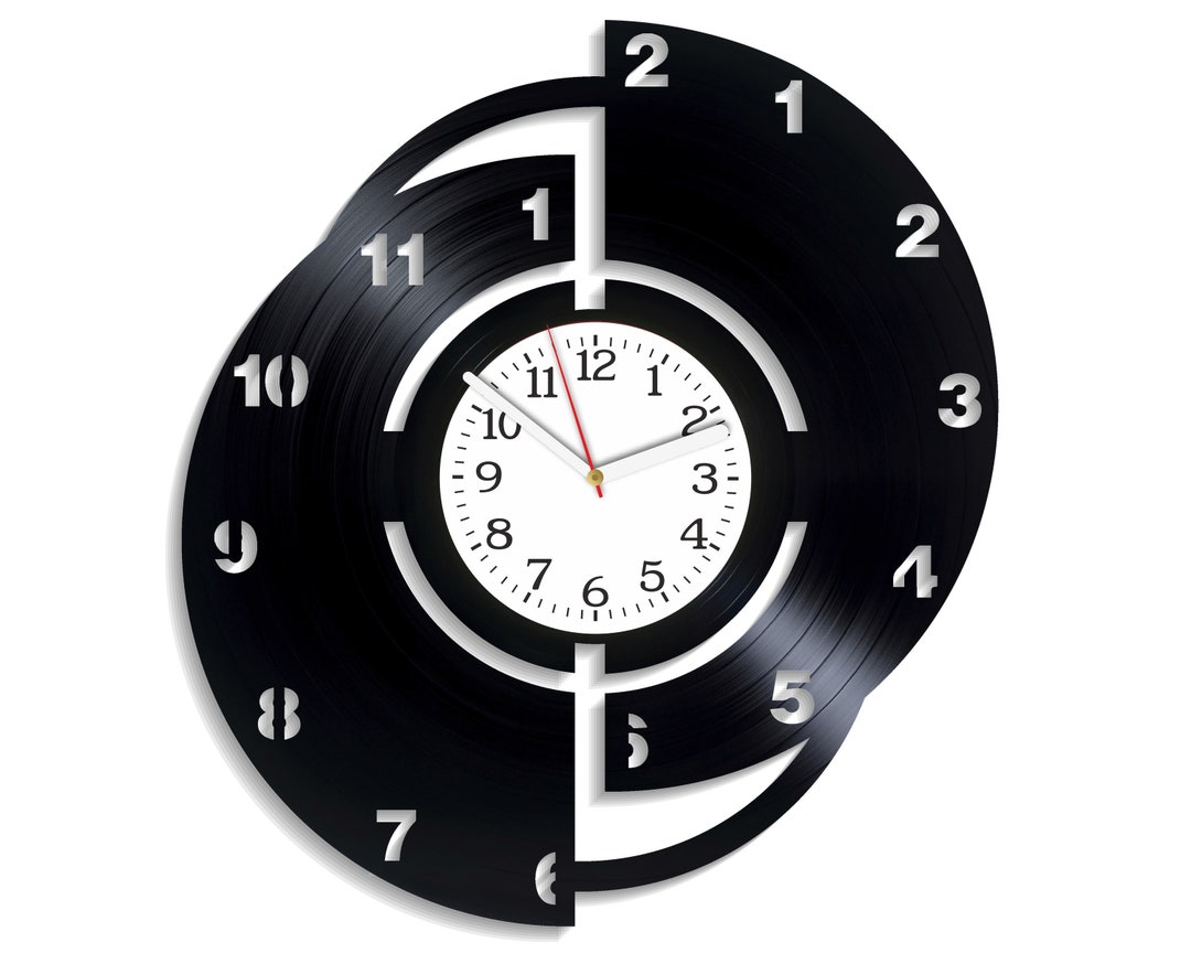 Geometric Clock, Laser Cut SVG Files, Vector for Cricut, Plasma Cutting ...