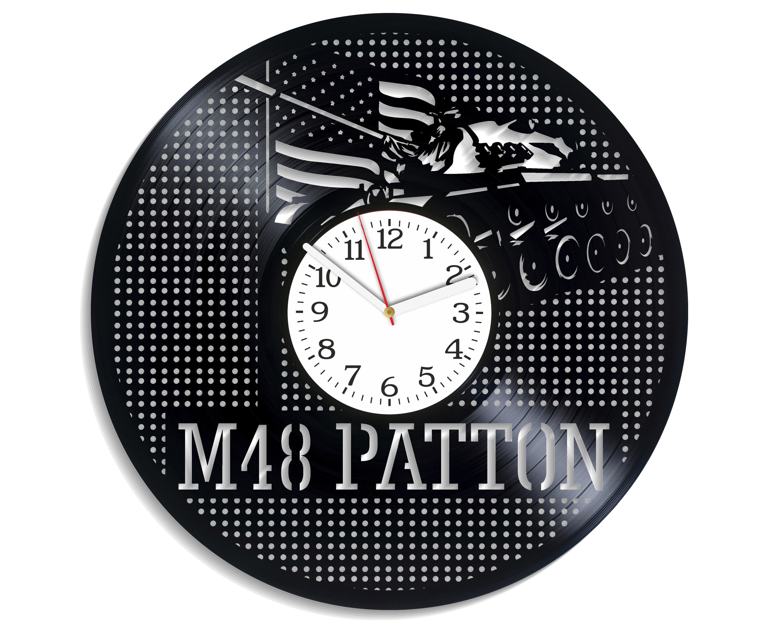 Tank SVG, Military Clock, Army Laser Cut File, Digital Download, Metal ...