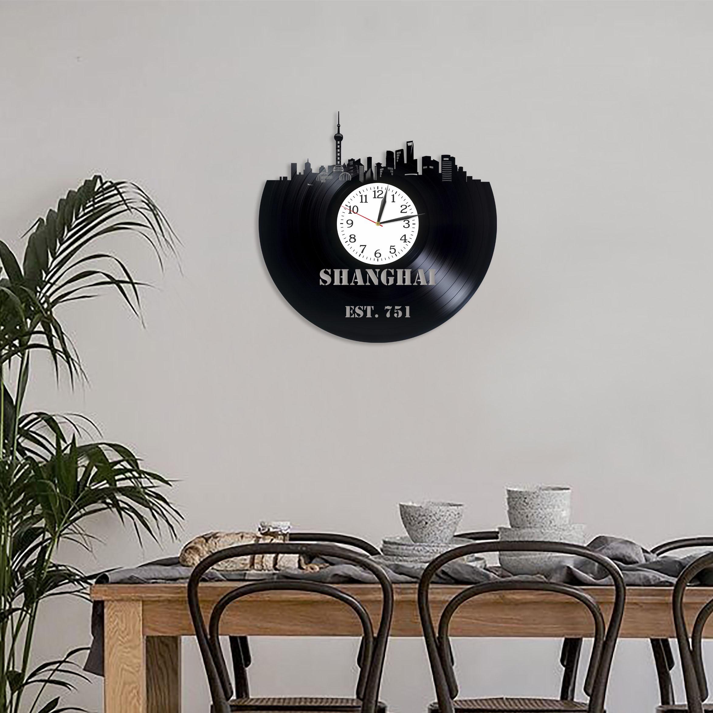 Shanghai City SVG, China Clock, Plywood Laser Cut, Asian Design ...