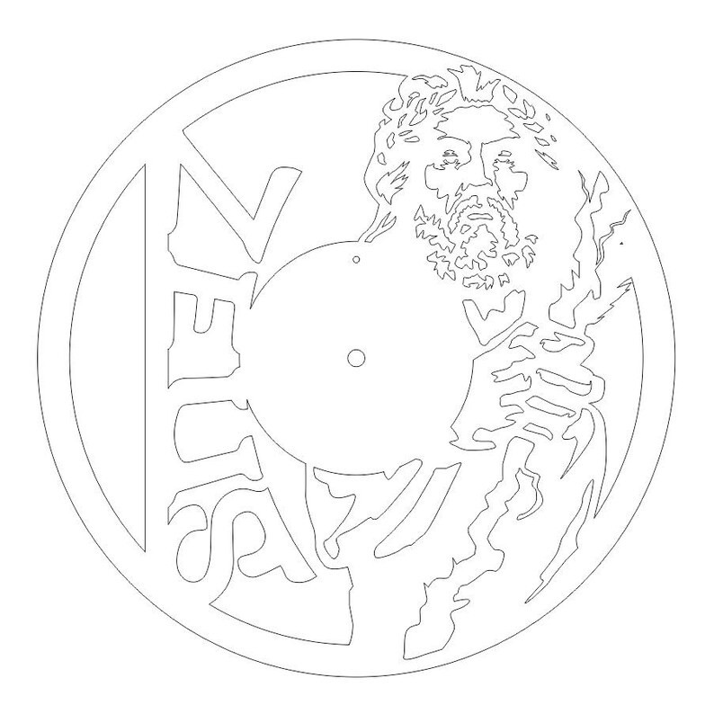 Zeus SVG, Greek God Silhouette, Greek Mythology Design, Laser Cutting ...