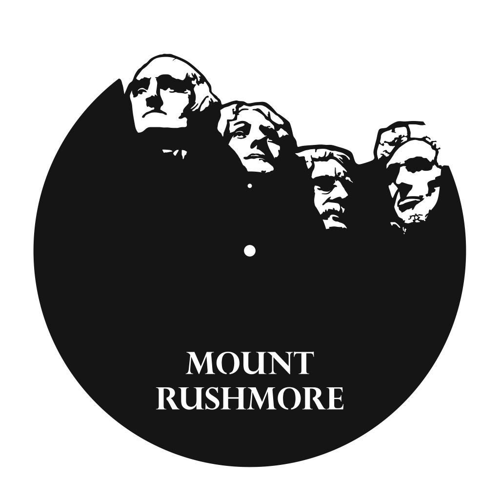 Mount Rushmore SVG, National Memorial SVG, Wood Laser Cutting, South ...