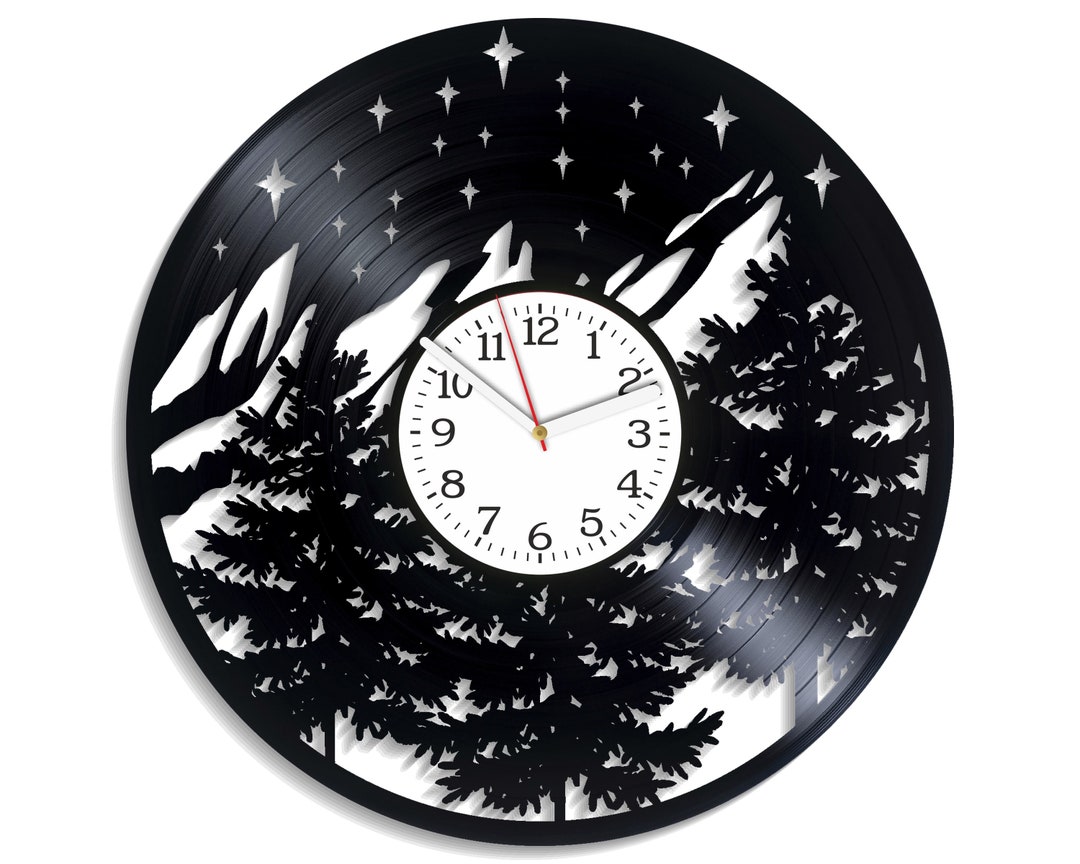 Forest SVG, Mountain Landscape SVG, CNC Laser Cut, Digital File, Tree ...