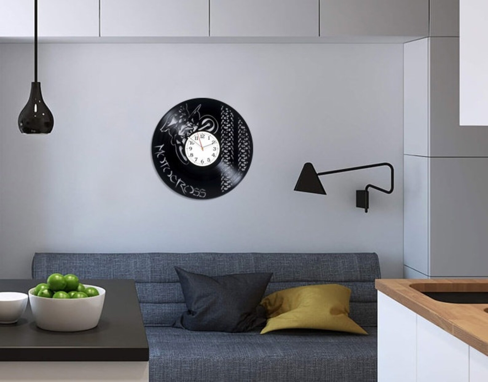 Motocross SVG, Dirt Bike Vector, Motorcycle Clock, Biker Silhouette ...