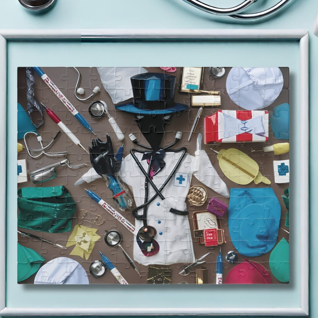 Doctor Style Puzzle, Themes Featured: Personalized Doctor Pens, Plague ...