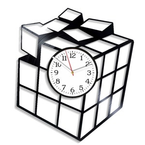 Rubiks Cube SVG, Metal Laser Cutting, Puzzle Clock, Vector Template ...