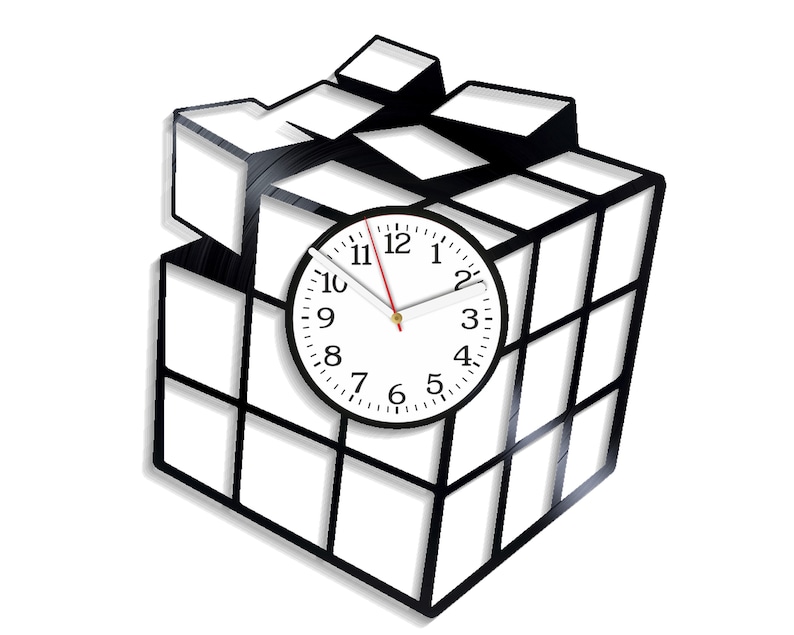 Rubiks Cube SVG, Metal Laser Cutting, Puzzle Clock, Vector Template ...