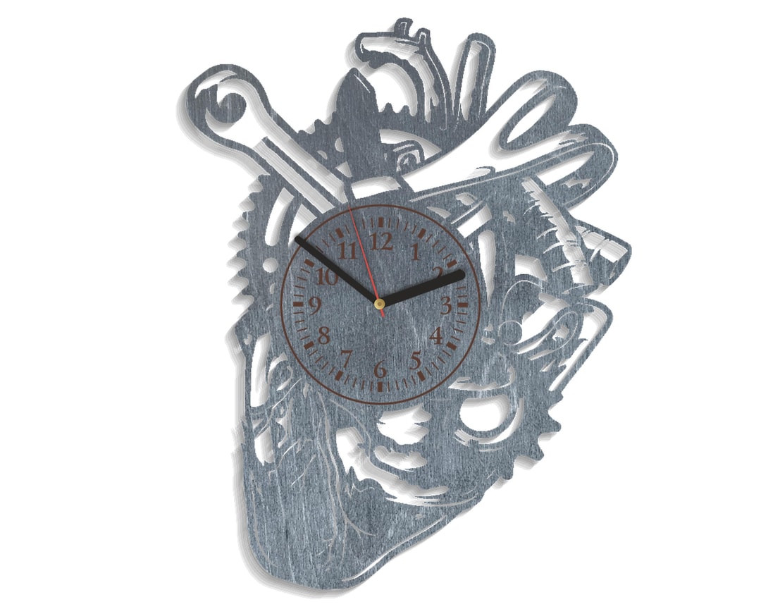 Anatomical Heart SVG, Anatomy Design, Human Heart Art, Laser Cut ...