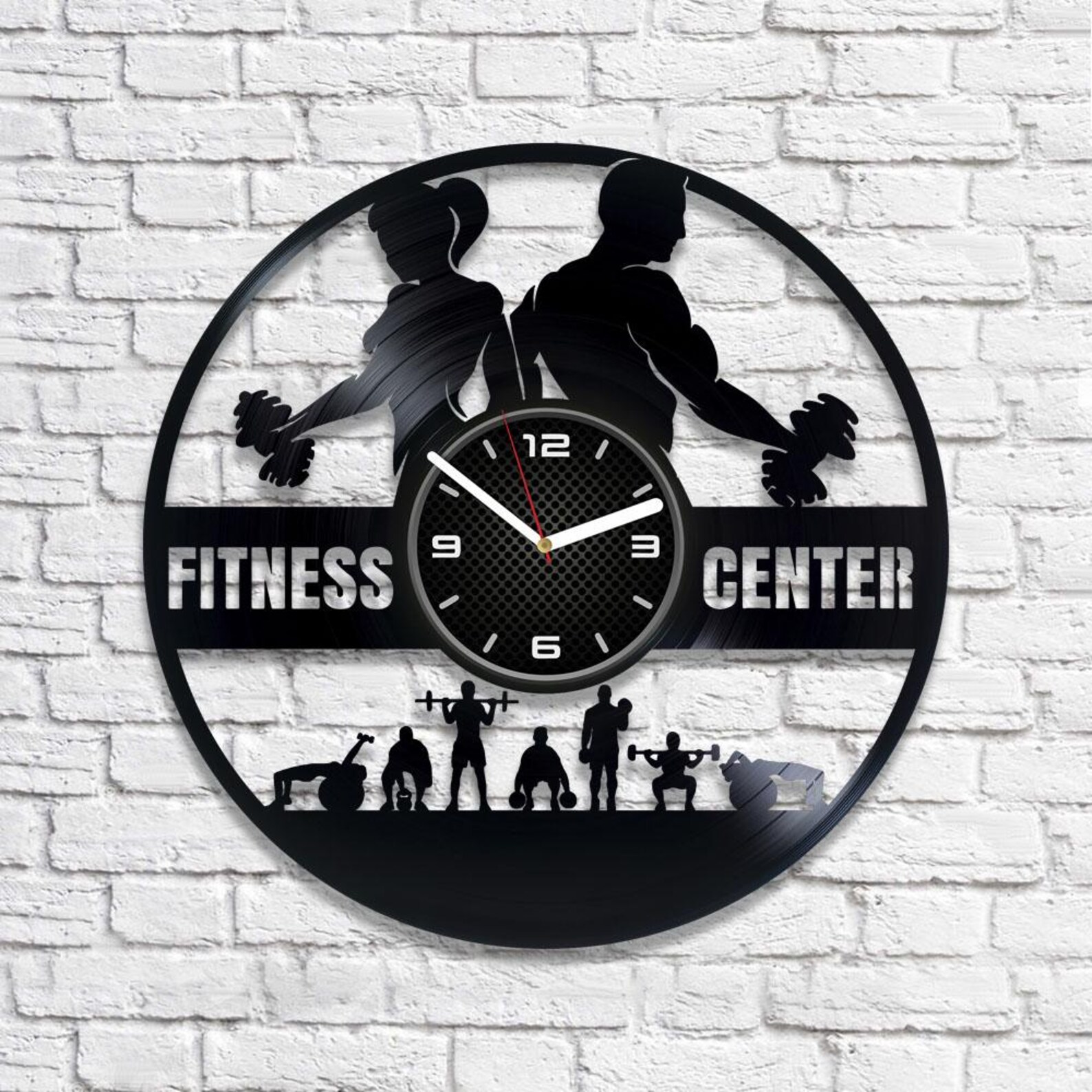 Fitness Center SVG, Bodybuilding Art, Laser Cutting Patterns, Gym ...
