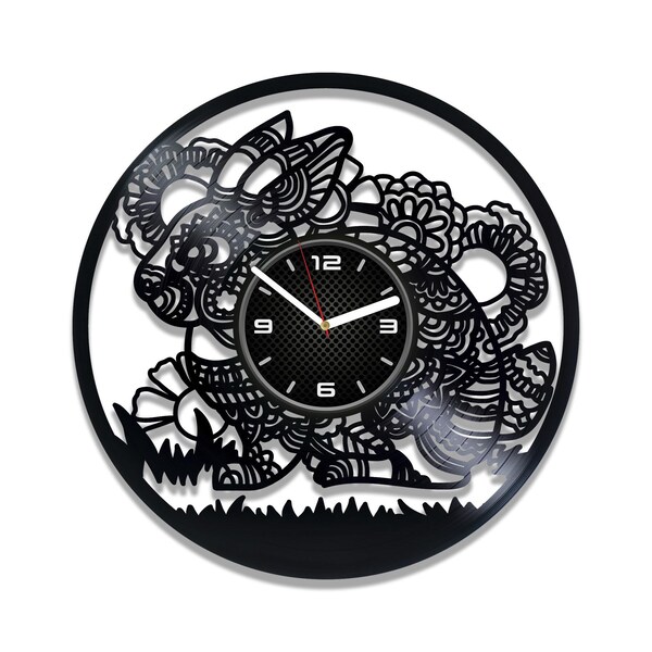 Bunny Rabbit Clock - Etsy
