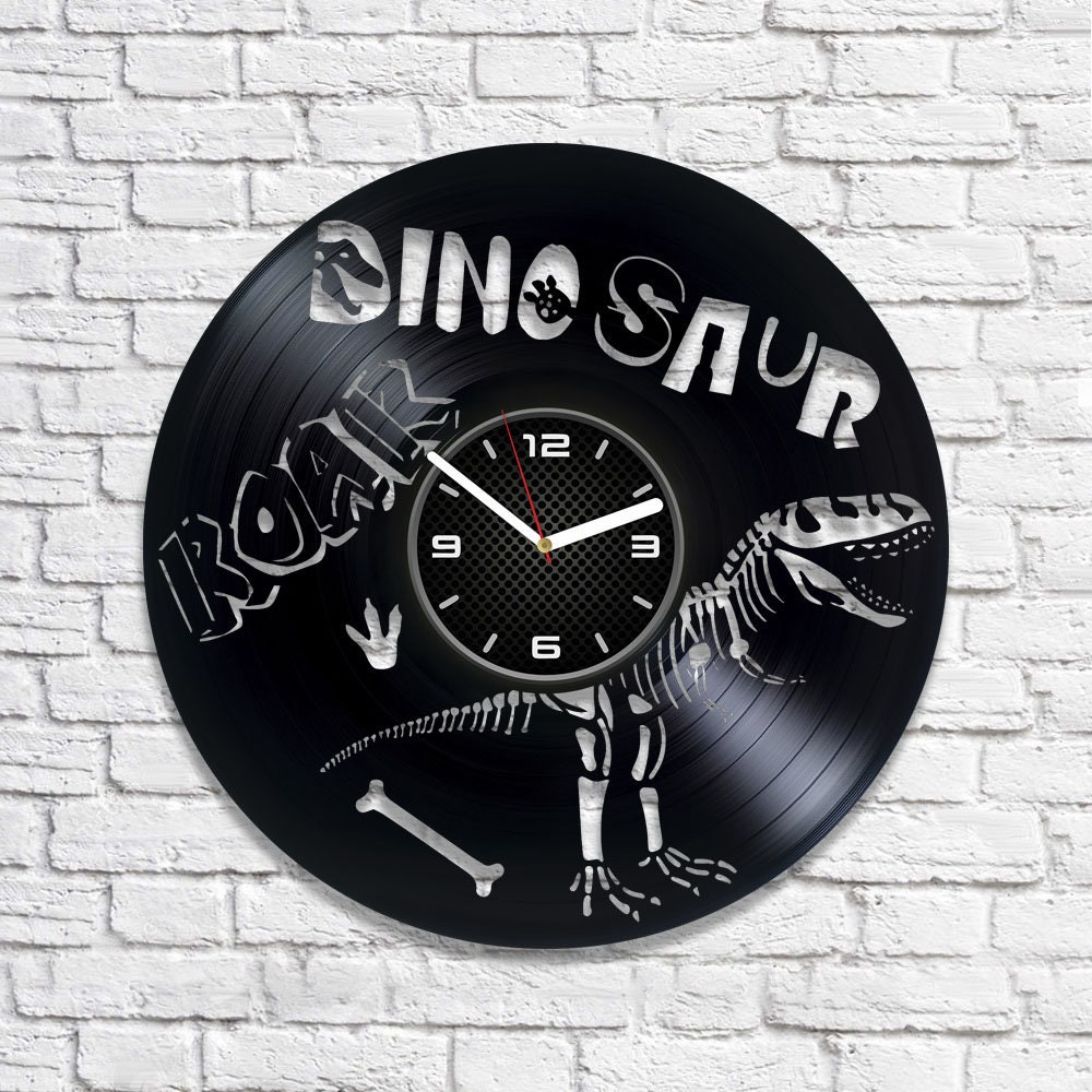 T-rex SVG, Dino Design, Tyrannosaurus Rex Skeleton, Laser Cut Clock ...